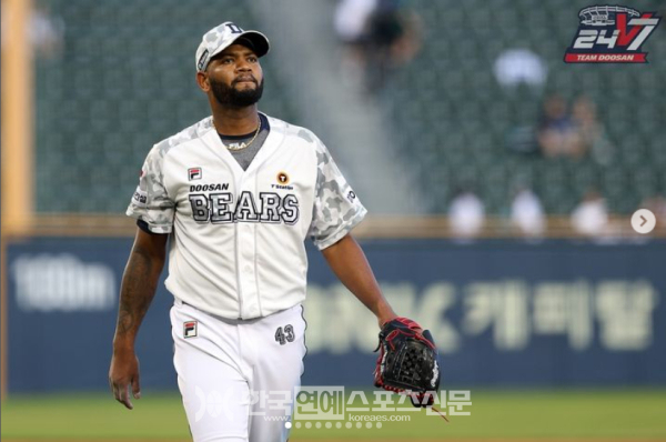 [KBO] 두산, 결국 알칸타라와 결별...'최고 156km' 발라조빅 영입
